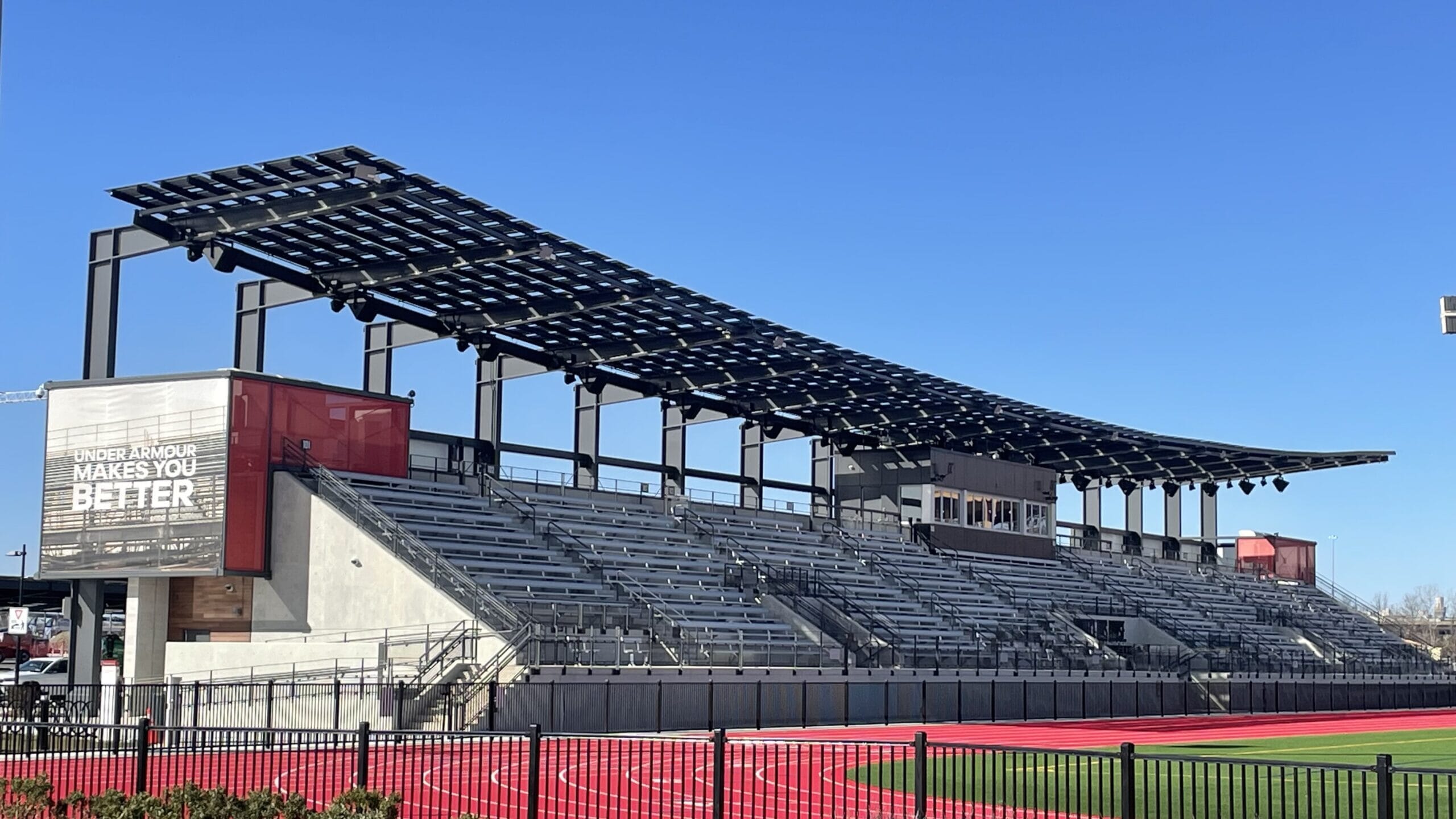 Under Armor Stadium Solar Canopy - Lumos Solar