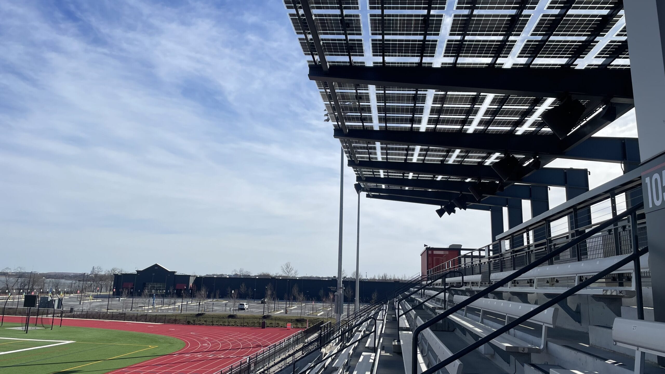 Under Armor Stadium Solar Canopy - Lumos Solar
