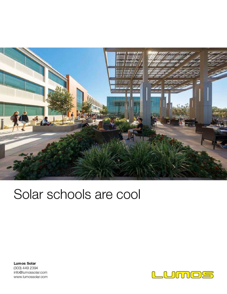 Solar Schools for the Future: Clean Energy Impact - Lumos Solar